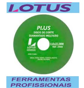 disco diamantado lotus multiuso plus 04.50 – 100mm – Reifer Distribuidora
